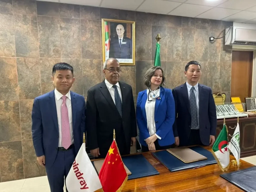 Cooperation Agreement Inked between Sadid-Diagnopharm, Chinese Company Mindray - DzairTube En