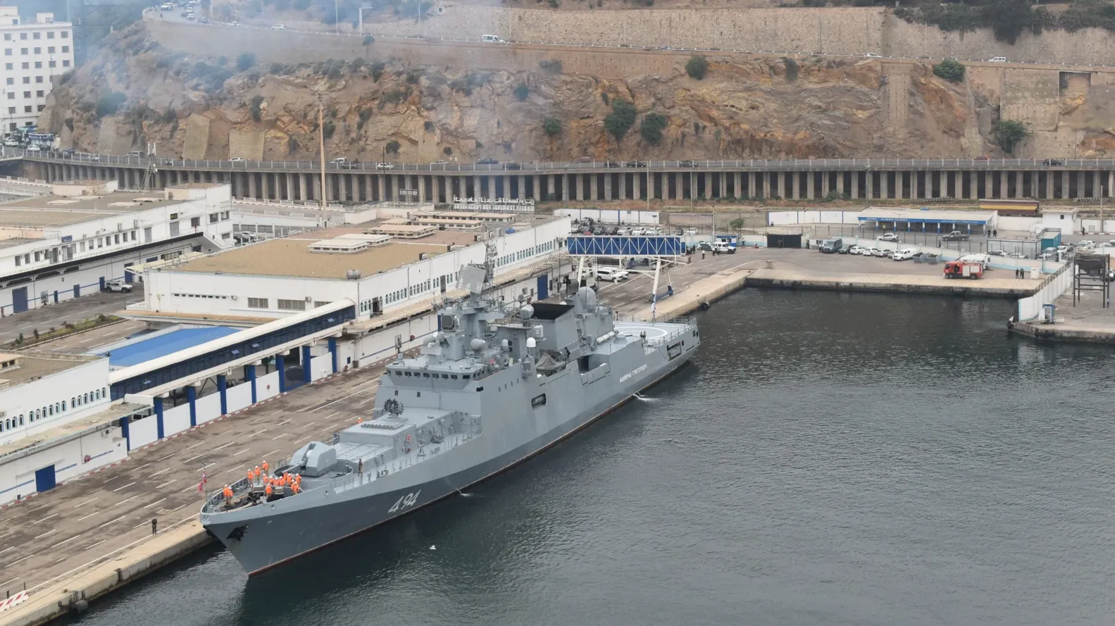 Russian Warship “Admiral Grigorovitch” Docks at Oran Port in Strategic ...
