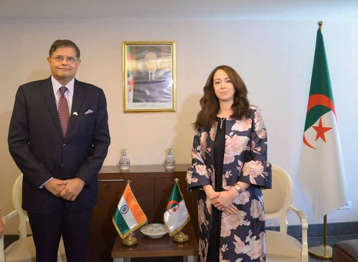 Secretary of State Salma Bekhta Mansouri Receives Indian Special Envoy ...